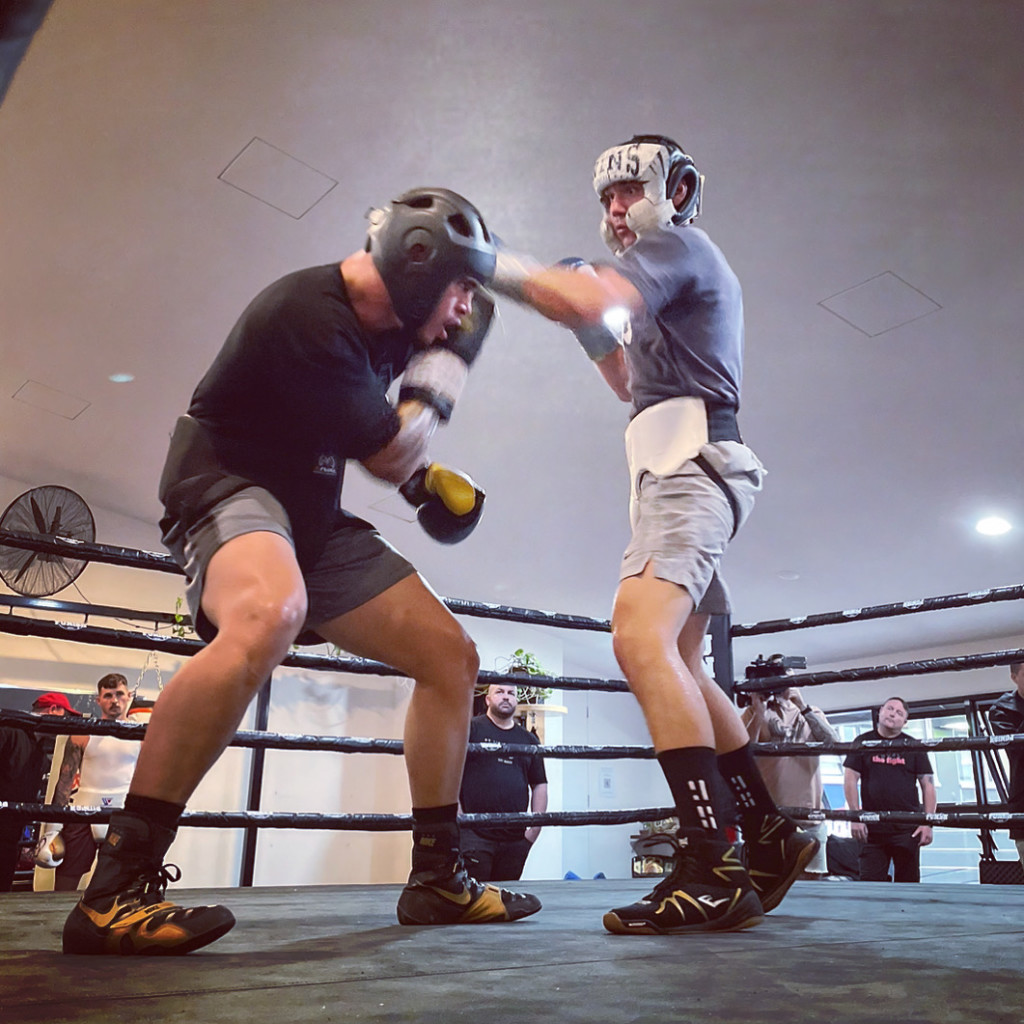 CLAY WATERMAN GRACES US WITH HIS PRESENCE – Sanctum Forge Boxing